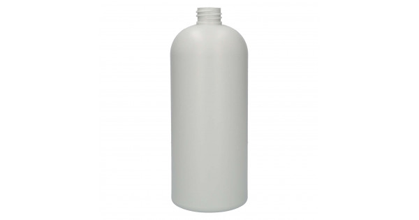 100% Gerecycled Basic Round R-HDPE flessen : 1000 ml fles ...
