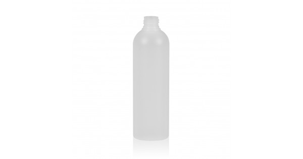 Basic Round PE flessen : 300 ml ronde naturelle HDPE fles ...